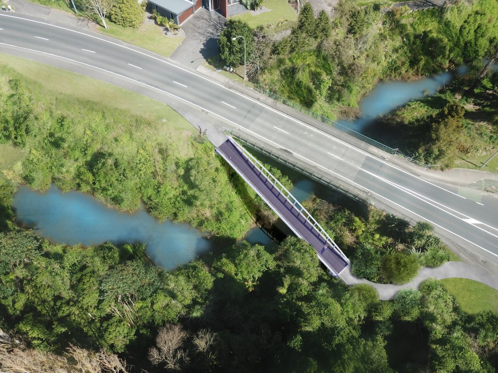 River Road Arched Footbridge - DC Structures Studio