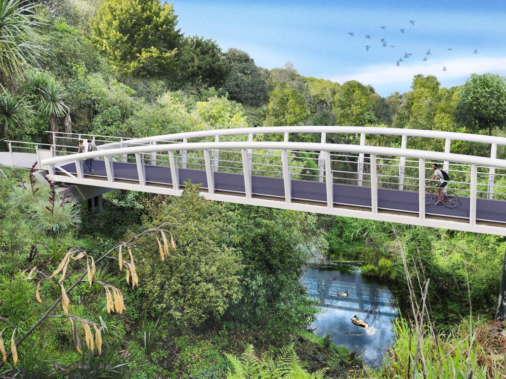 River Road Arched Footbridge - DC Structures Studio